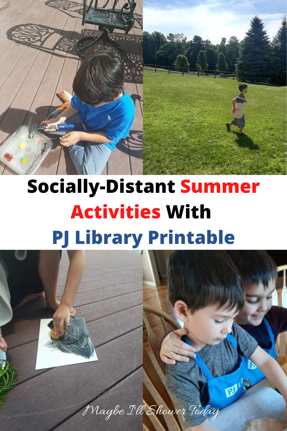 Socially-distant summer activities with PJ Library printable – Maybe I ...